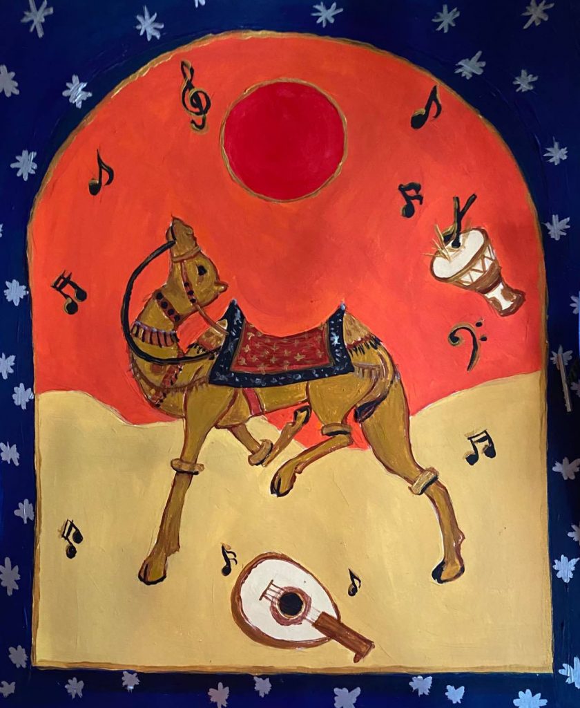 Paint your own “Sand Dancer” recorded session tutorial - Easely Does It